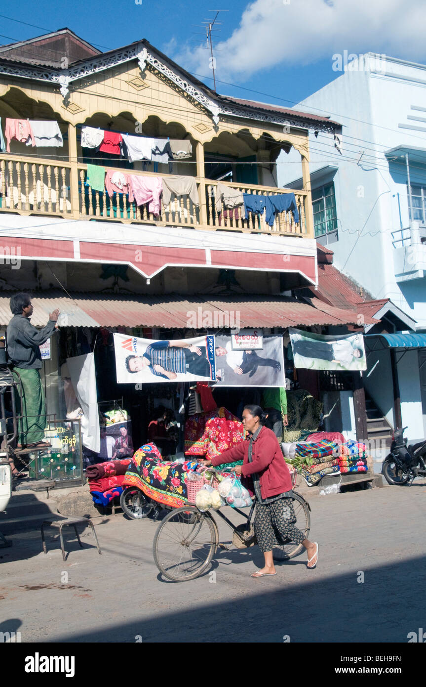 Myanmar old british colonial building hi-res stock photography and ...
