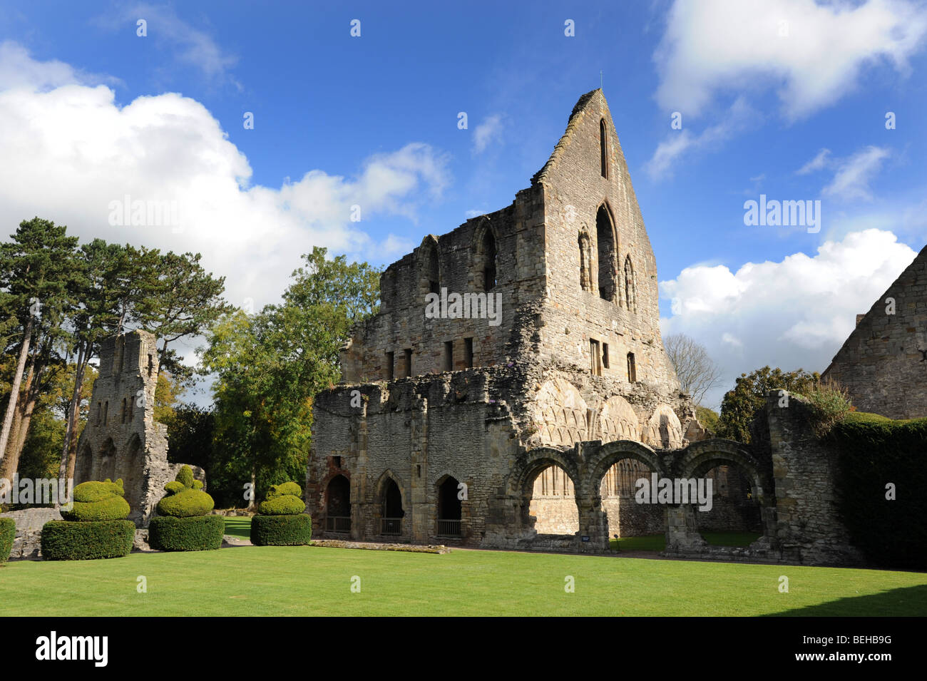 Wenlock Priory at Much Wenlock in Shropshire England Uk Stock Photo - Alamy