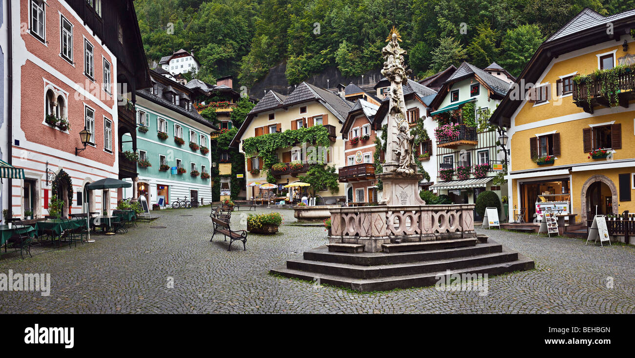 Marktplatz, Hallstatt, Austria Stock Photo - Alamy