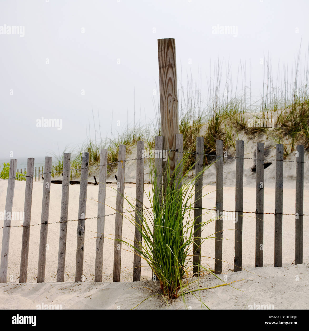 beach wooden fence Stock Photo - Alamy