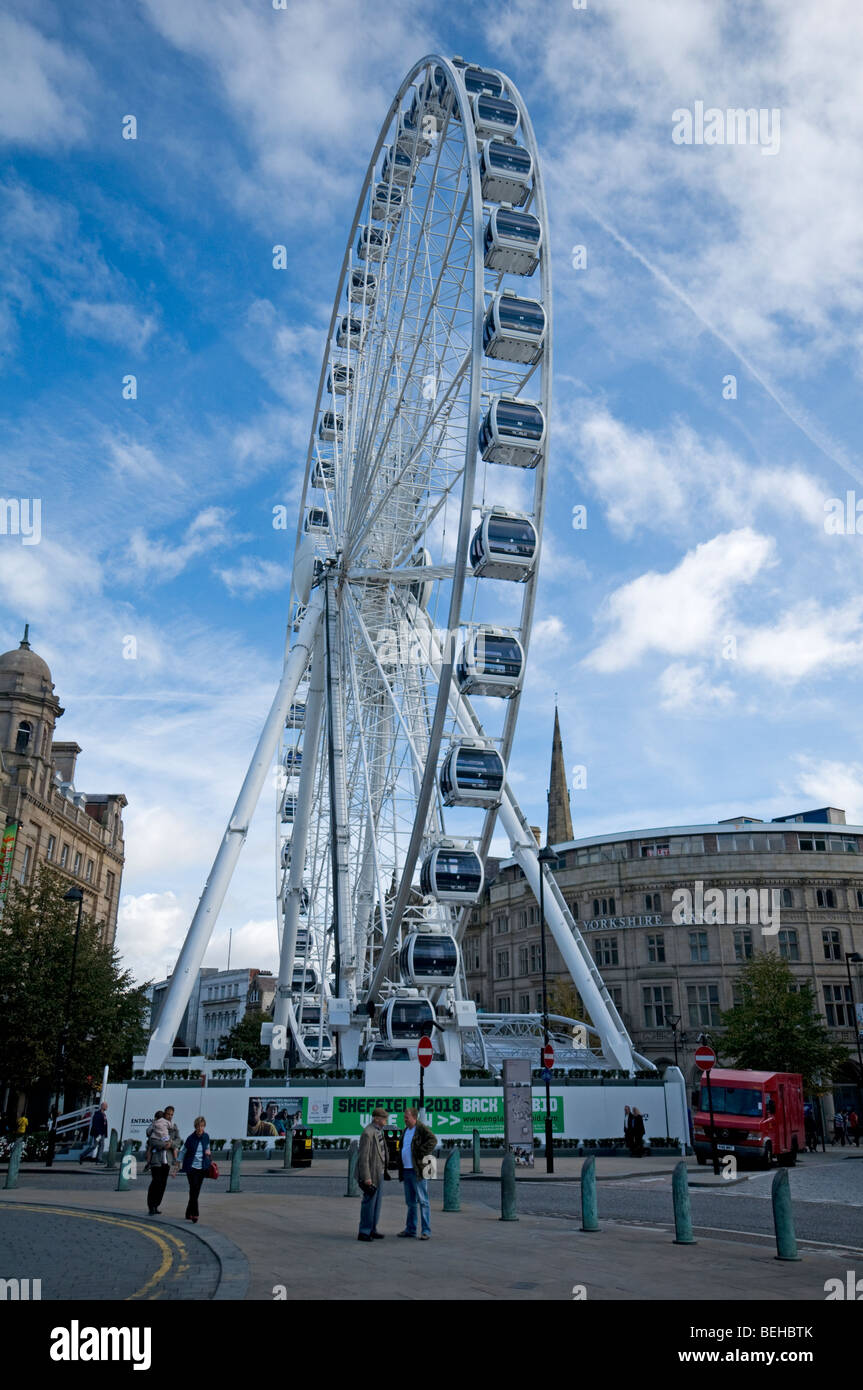 Sheffield Eye in Sheffields city centre South Yorkshire England Stock ...
