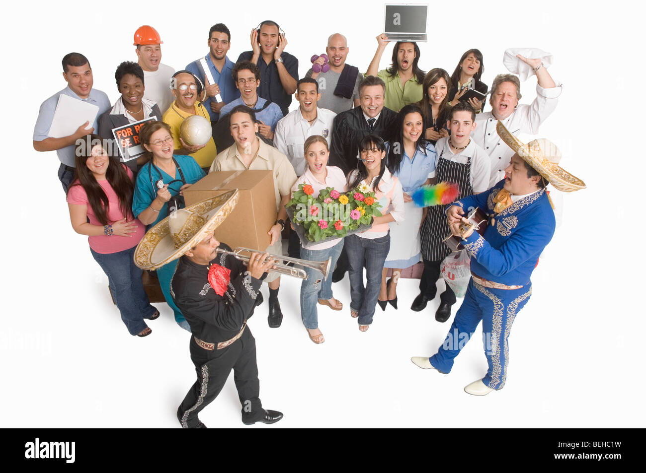 Group of people different occupations hi-res stock photography and ...