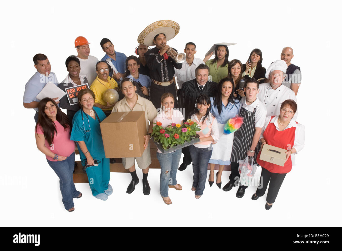 Group of people different occupations hi-res stock photography and ...