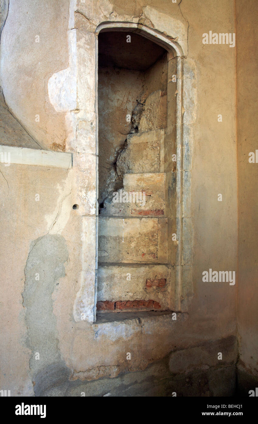 Rood stairs in the Church of Saint Peter at Smallburgh, Norfolk ...
