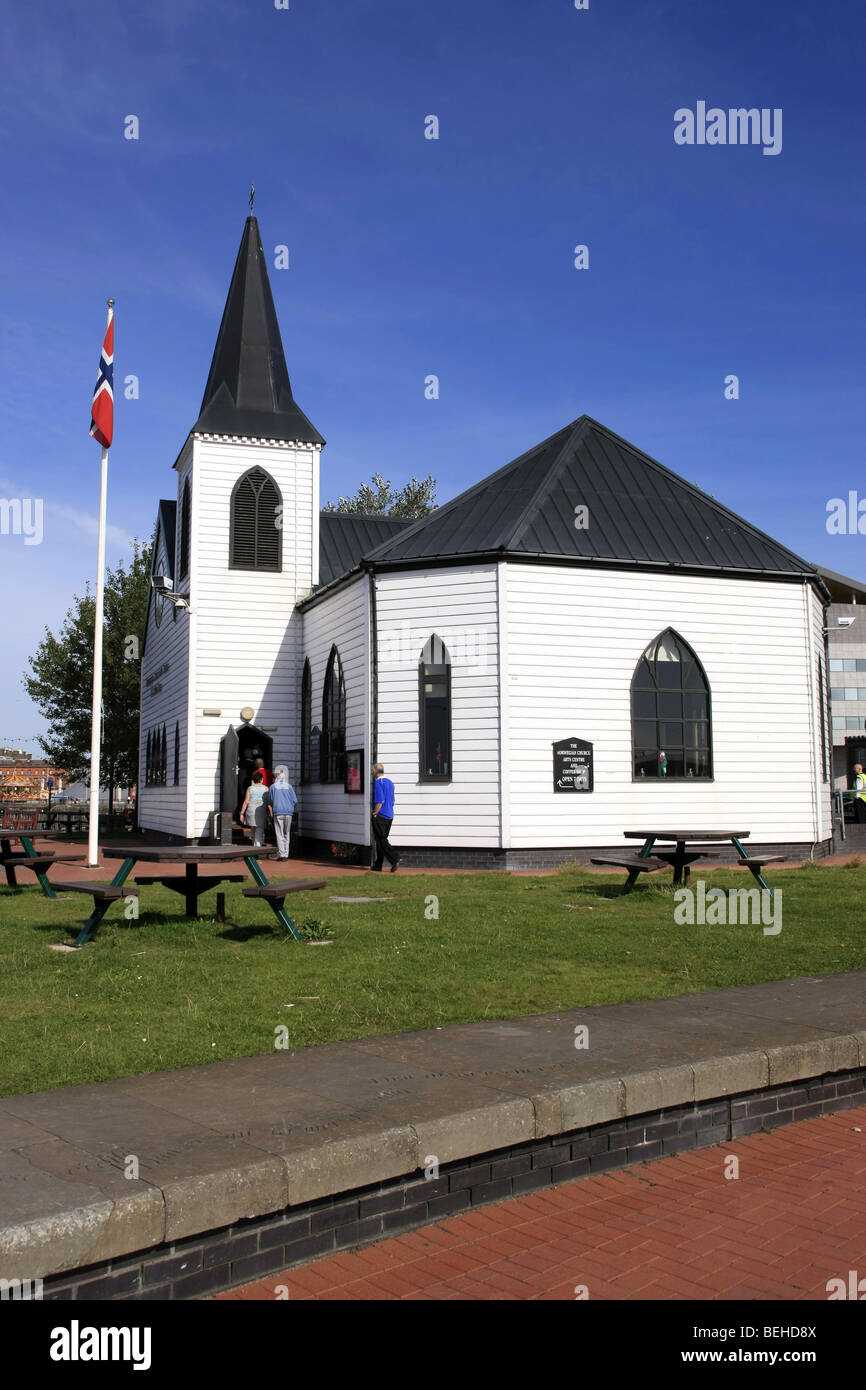 The Norwegian Church Arts Centre Cardiff City Wales Stock Photo - Alamy