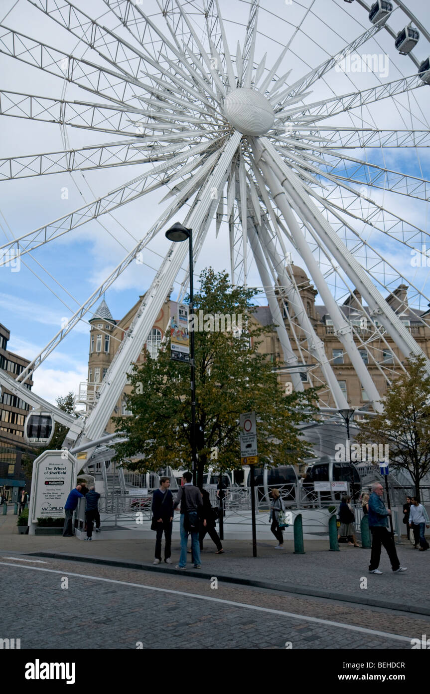 Sheffield Eye in Sheffields city centre South Yorkshire England Stock ...
