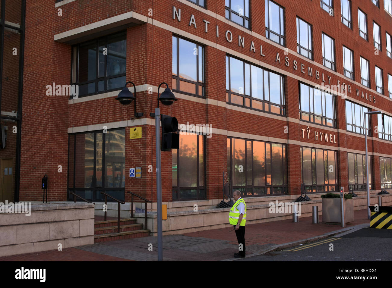 The National Assembly For Wales Building in Cardiff City Stock Photo ...