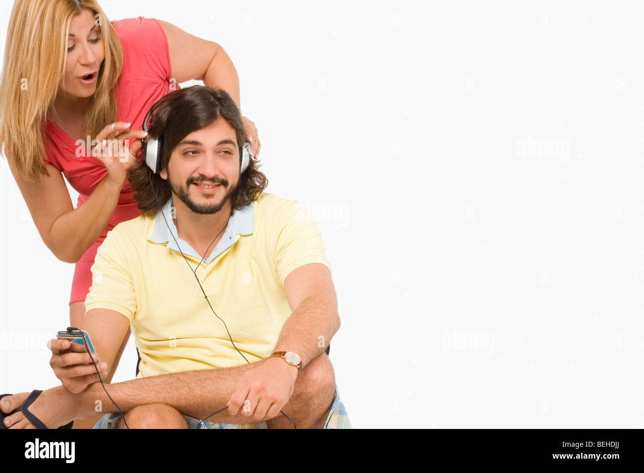 Playfully touching hi-res stock photography and images - Alamy