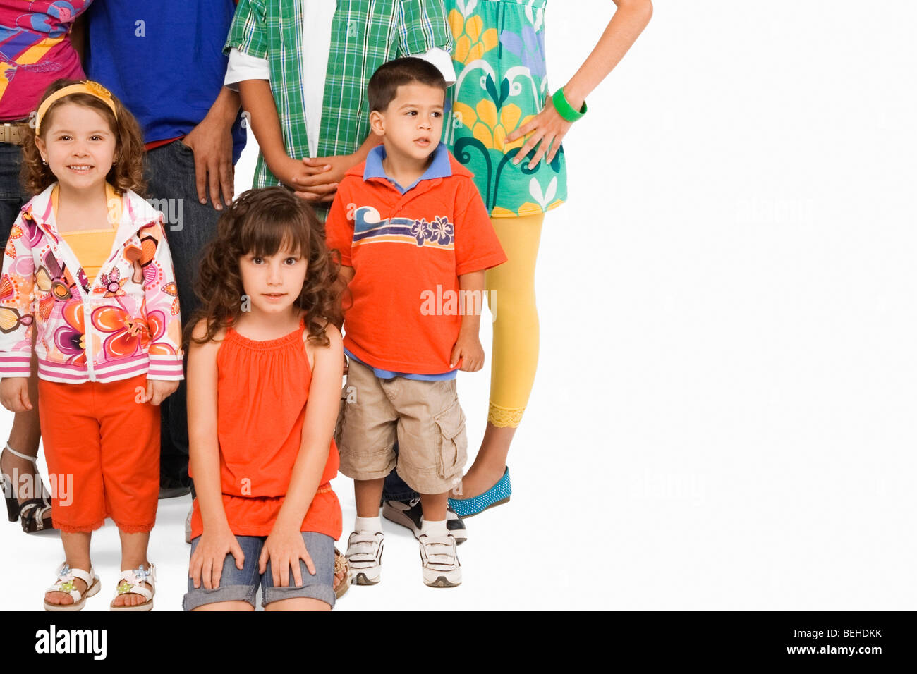 Group of people posing together Stock Photo - Alamy