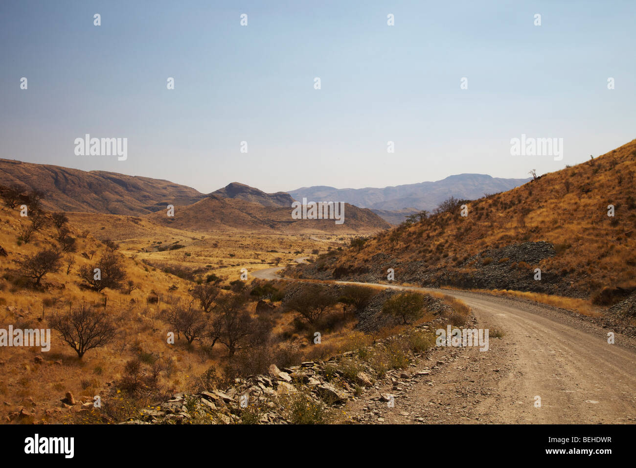 mountain dirt road, dirt road, Namibia Stock Photo - Alamy