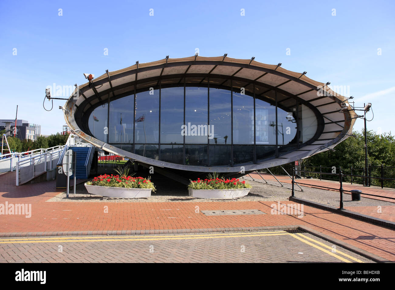 Cardiff Bay Visitor Centre "The Tube" Wales Stock Photo - Alamy