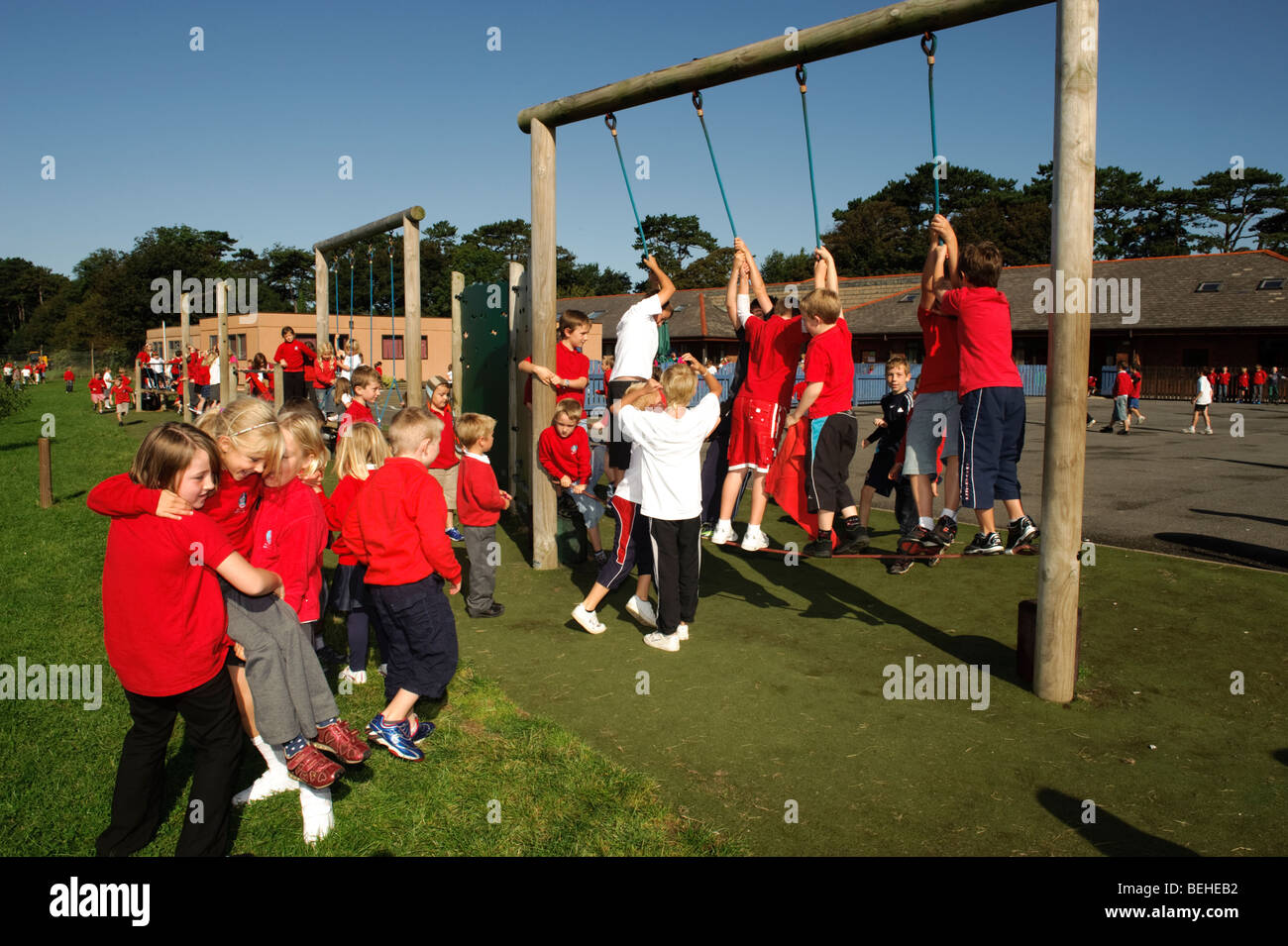 Primary School Children Playing
