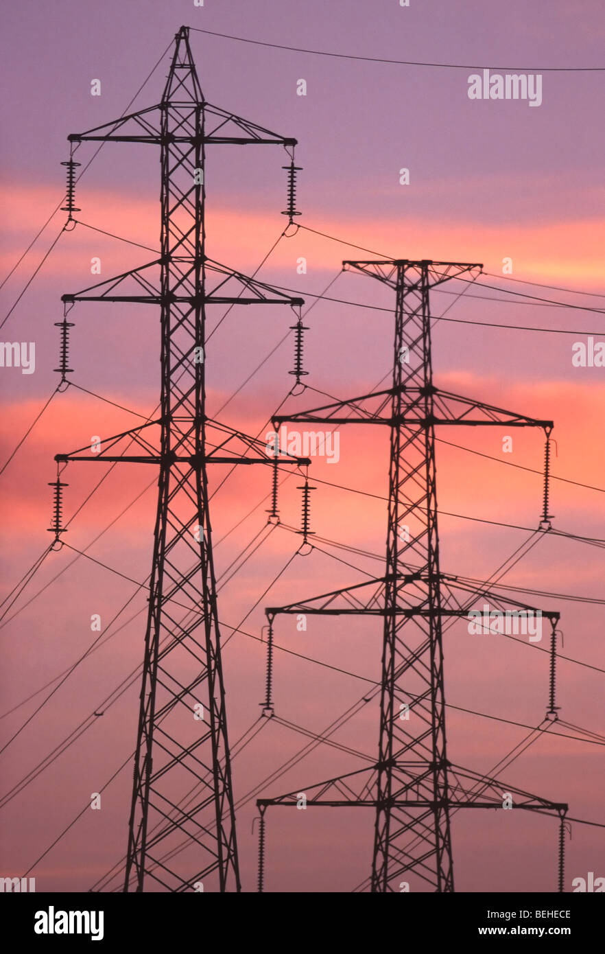 Electricity pylons belgium hi-res stock photography and images - Alamy