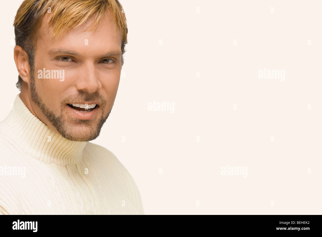 Portrait of a mid adult man smiling Stock Photo - Alamy