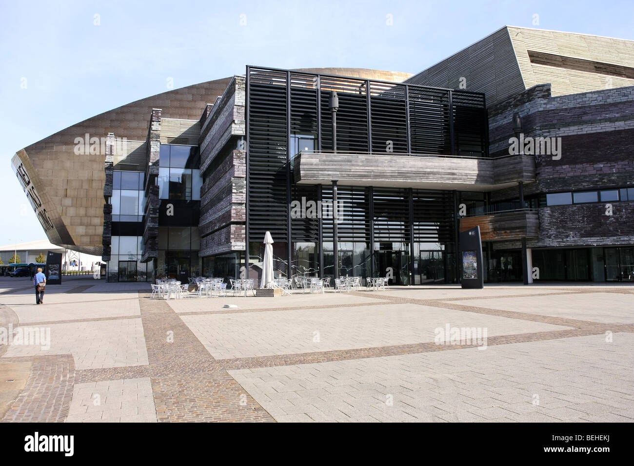 Auditorium wales millennium centre cardiff hi-res stock photography and ...