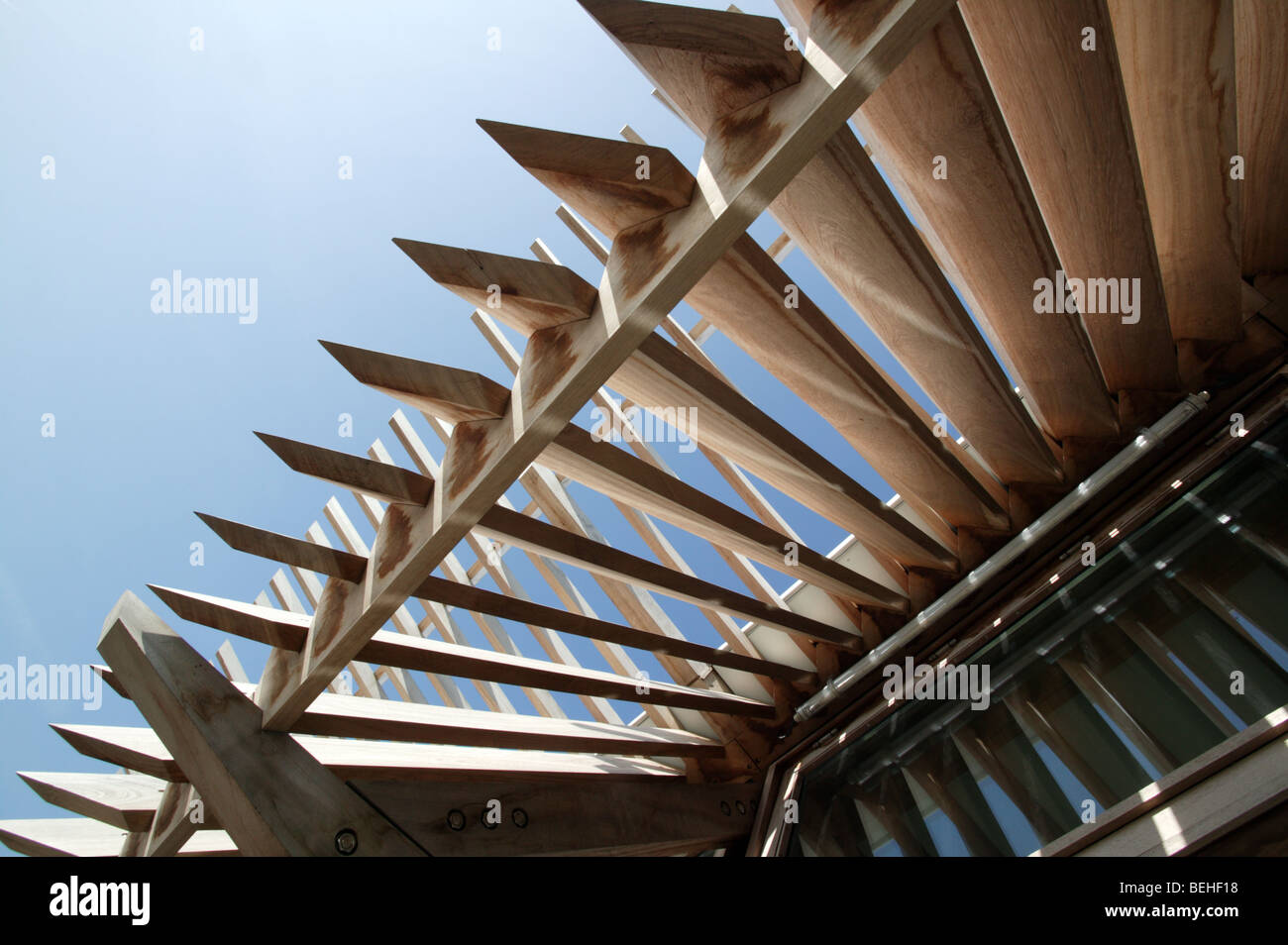 Architectutal details of the award-winning pier-end café on Deal Pier ...