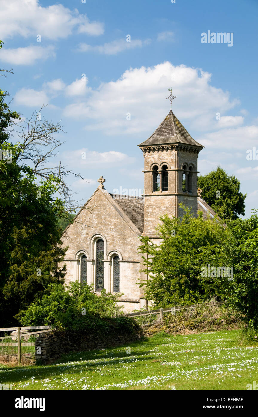 St Luke's Church, Frampton Mansell, Gloucestershire, UK Stock Photo - Alamy