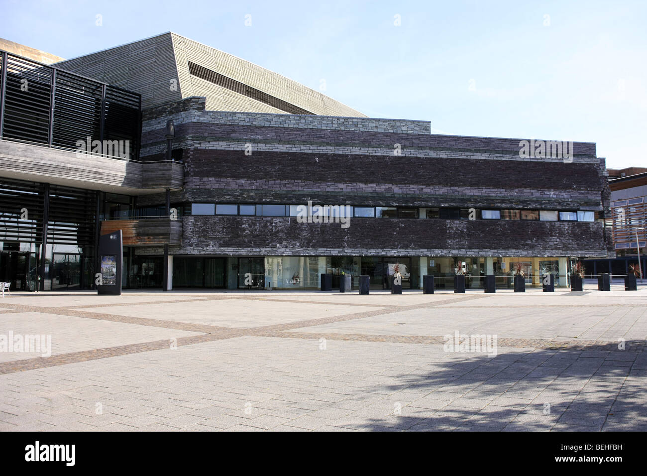 The Wales Millennium Centre building Cardiff City Stock Photo - Alamy