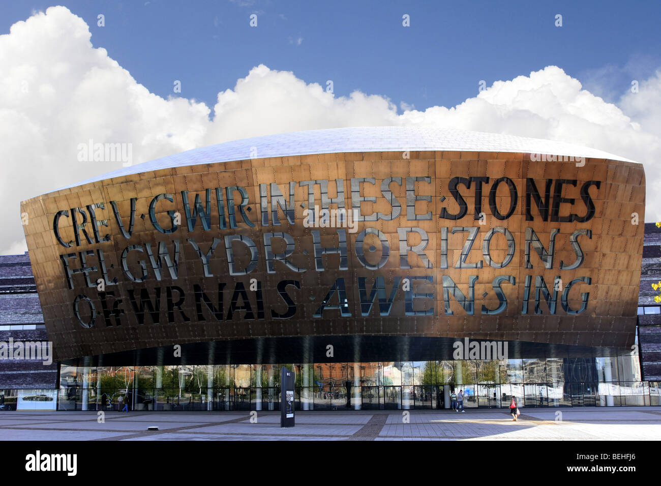 The Wales Millenium Centre building Cardiff City Stock Photo - Alamy