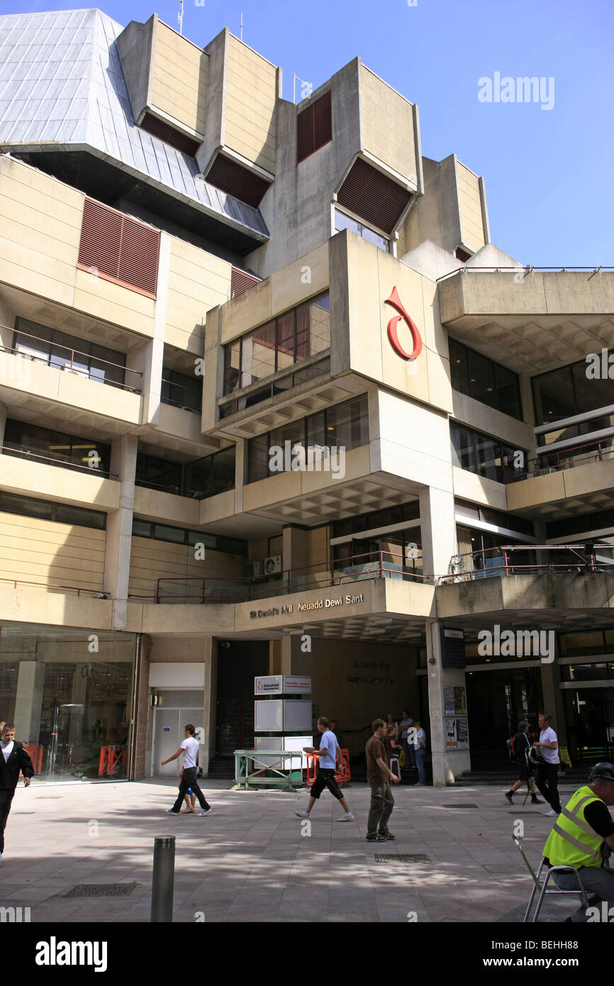 St David's Hall Cardiff City Wales Stock Photo - Alamy