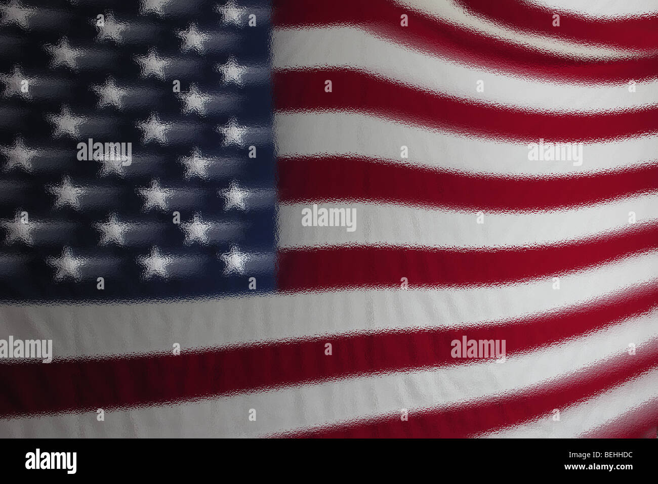 American flag in motion Stock Photo - Alamy