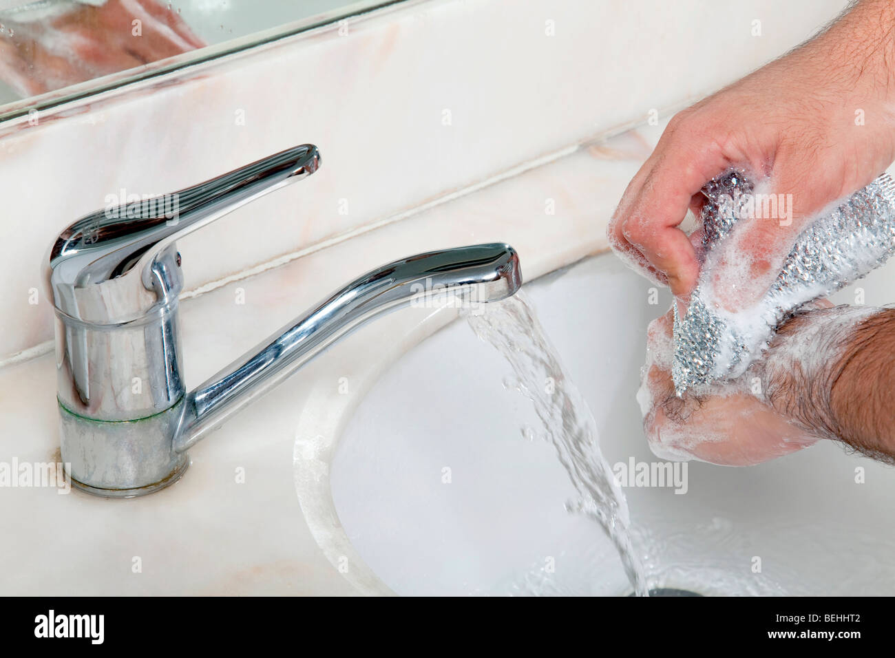 Scrubbing for others hi-res stock photography and images - Alamy