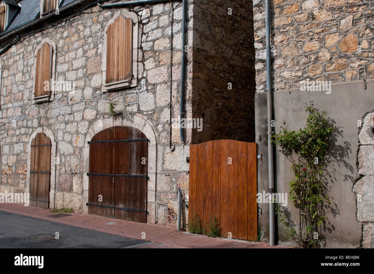 Le Rozier village, France Stock Photo - Alamy