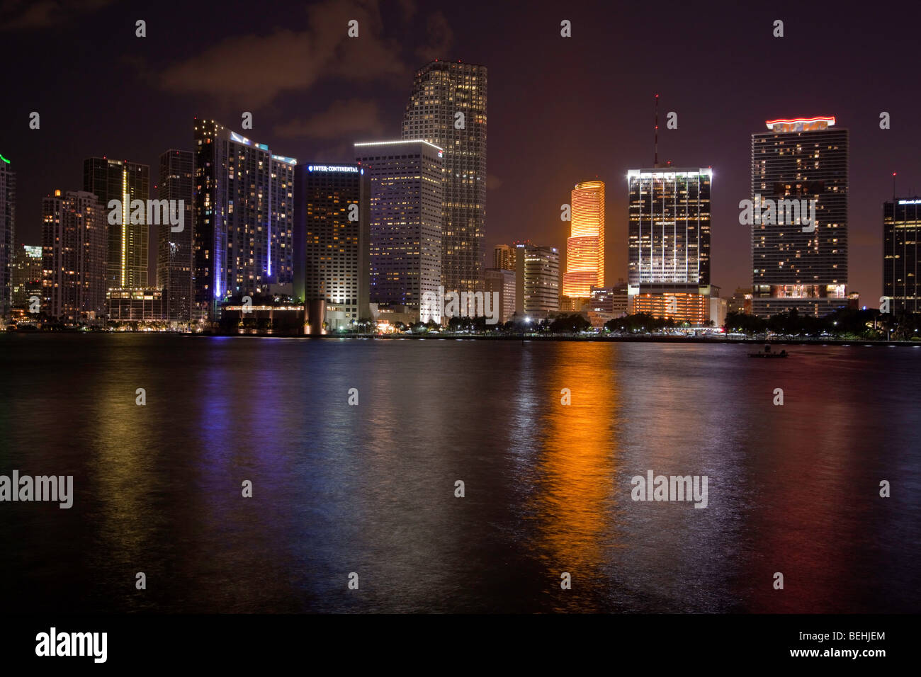 Miami - magic city of light Stock Photo - Alamy