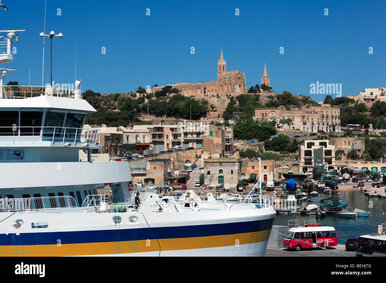 Mgarr ferry hi-res stock photography and images - Alamy