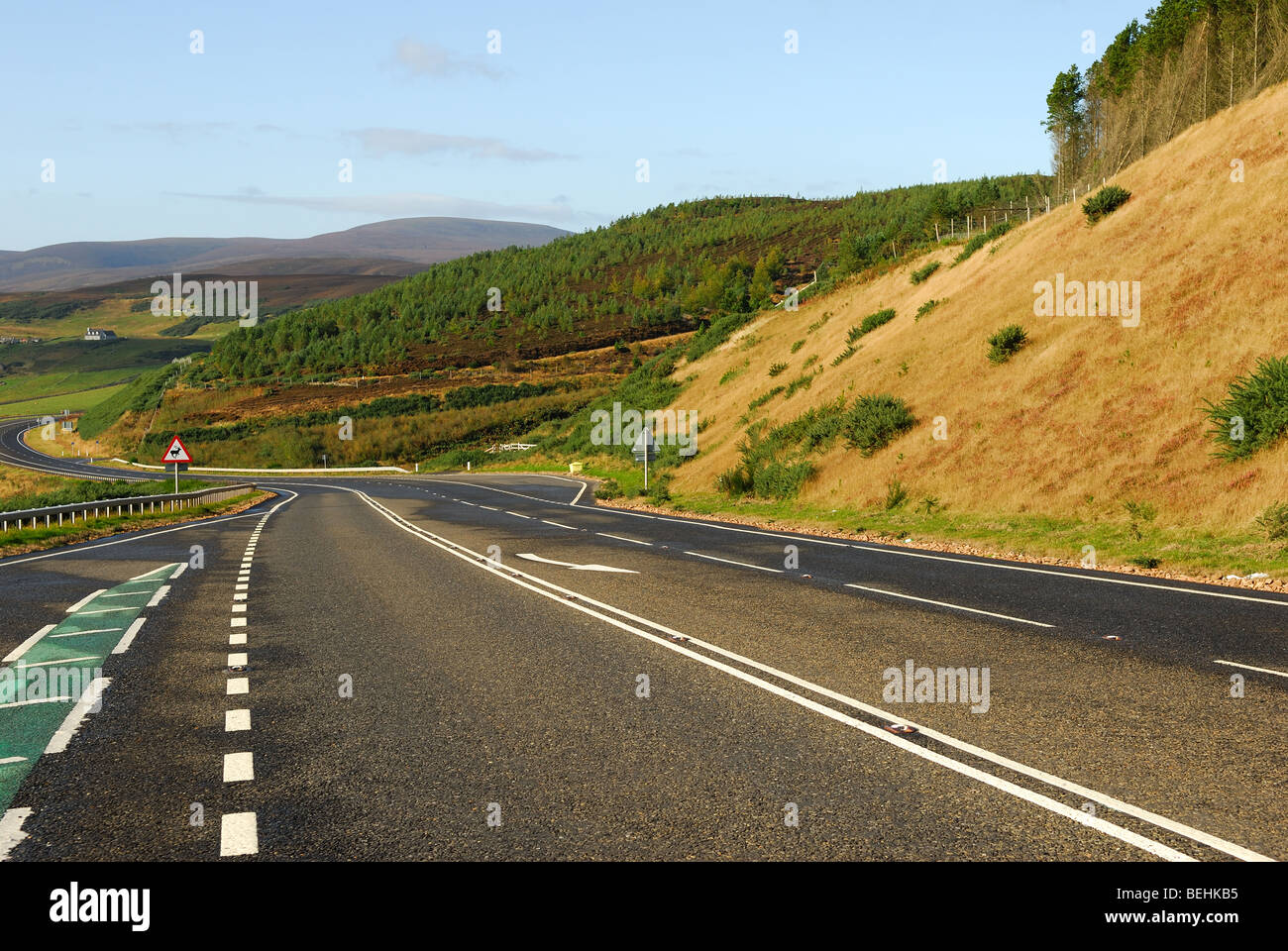A9 road hi-res stock photography and images - Alamy