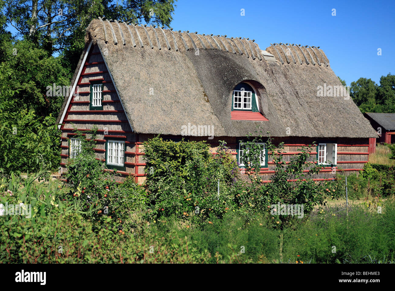 Fisherman's house at Hesnaes, Falster, Denmark Stock Photo - Alamy