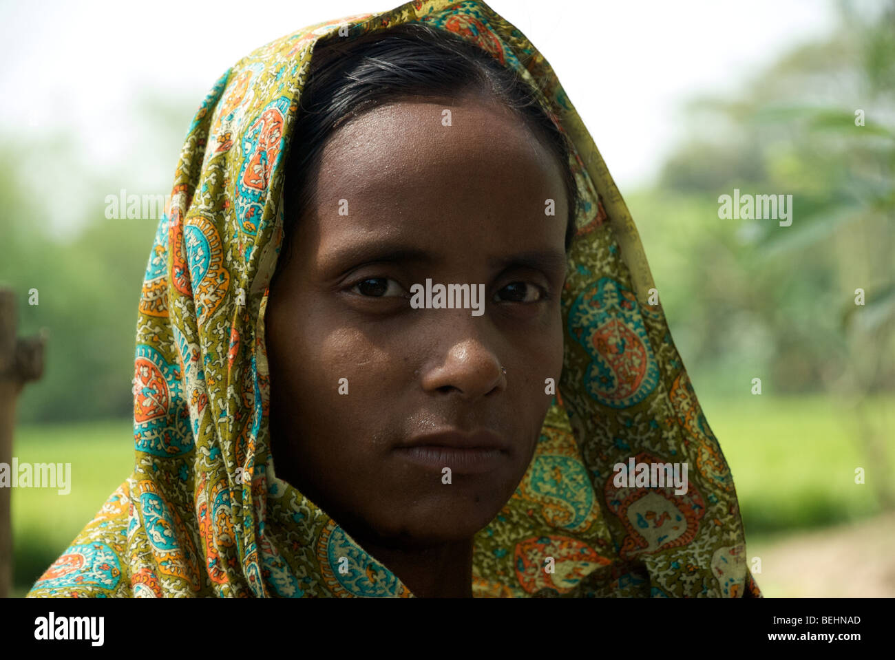 A woman in rural Bangldesh Stock Photo - Alamy
