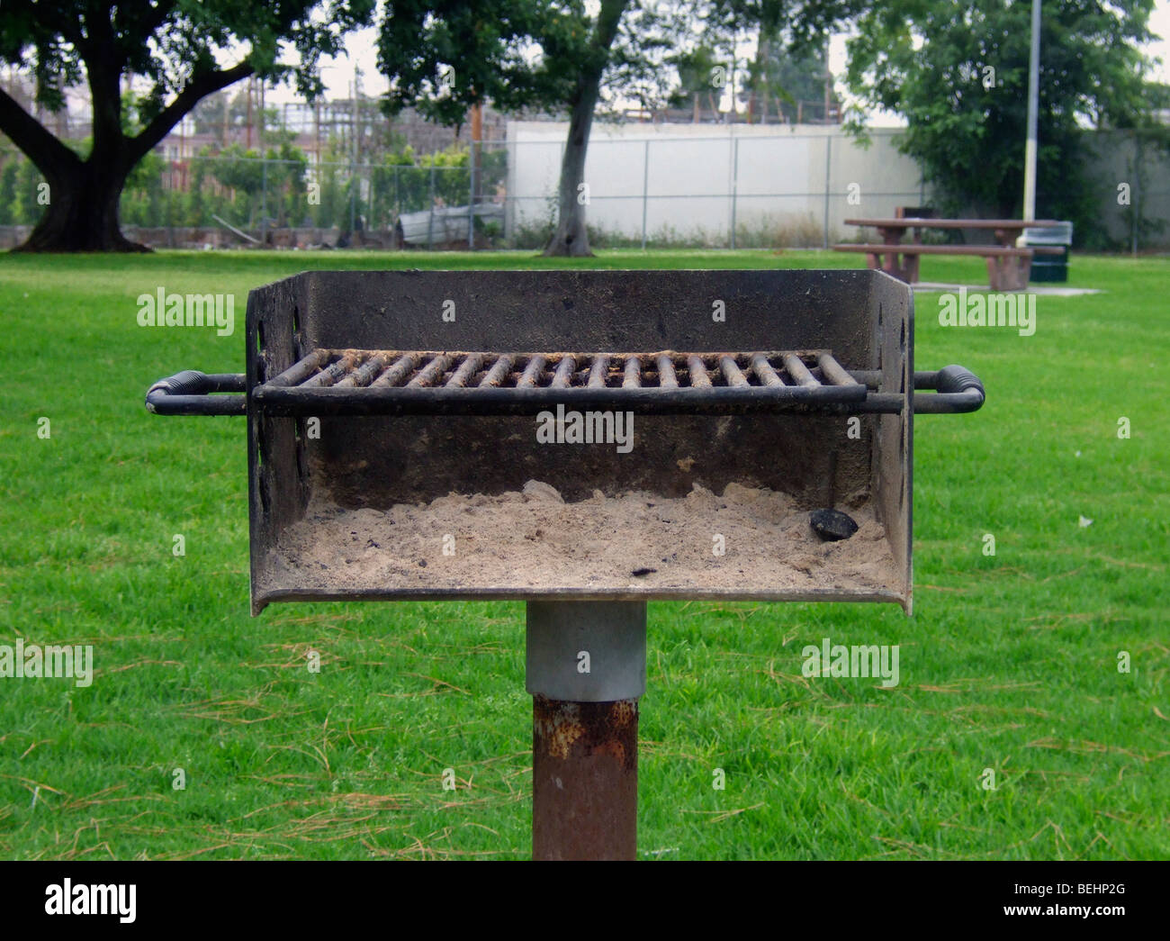 BBQ at park Stock Photo - Alamy