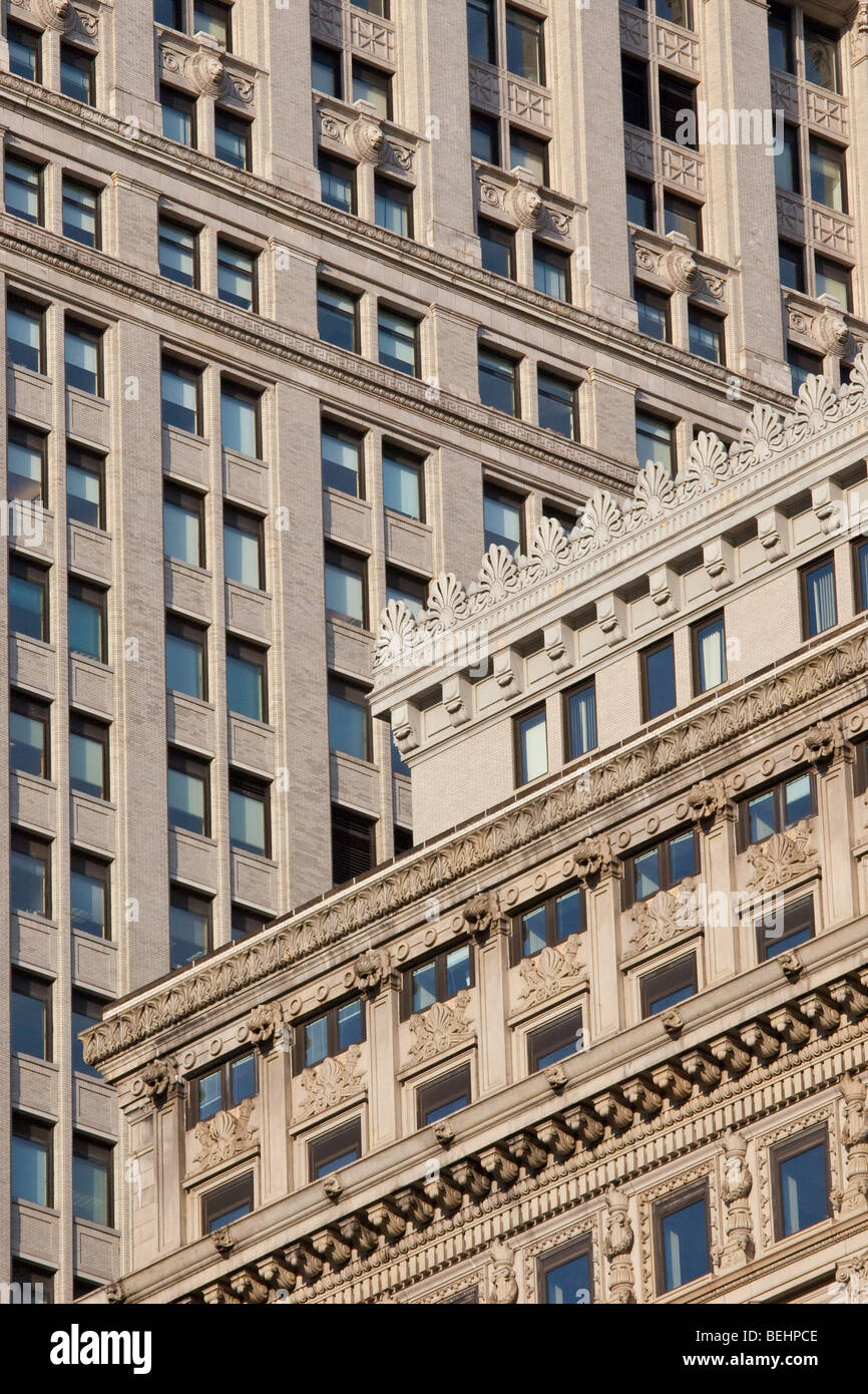 Building details in downtown Manhattan New York City Stock Photo - Alamy