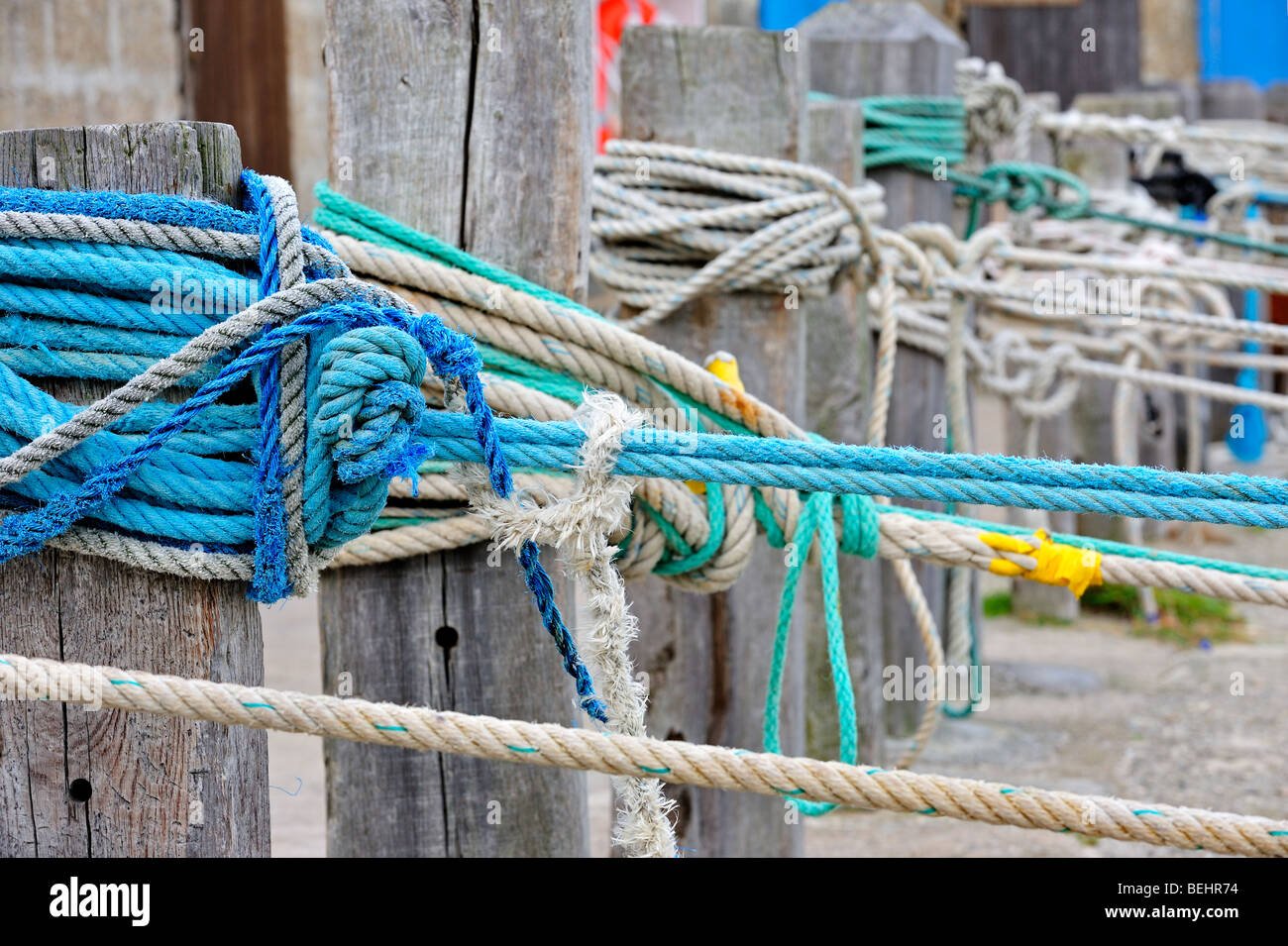Wooden bollards hi-res stock photography and images - Alamy