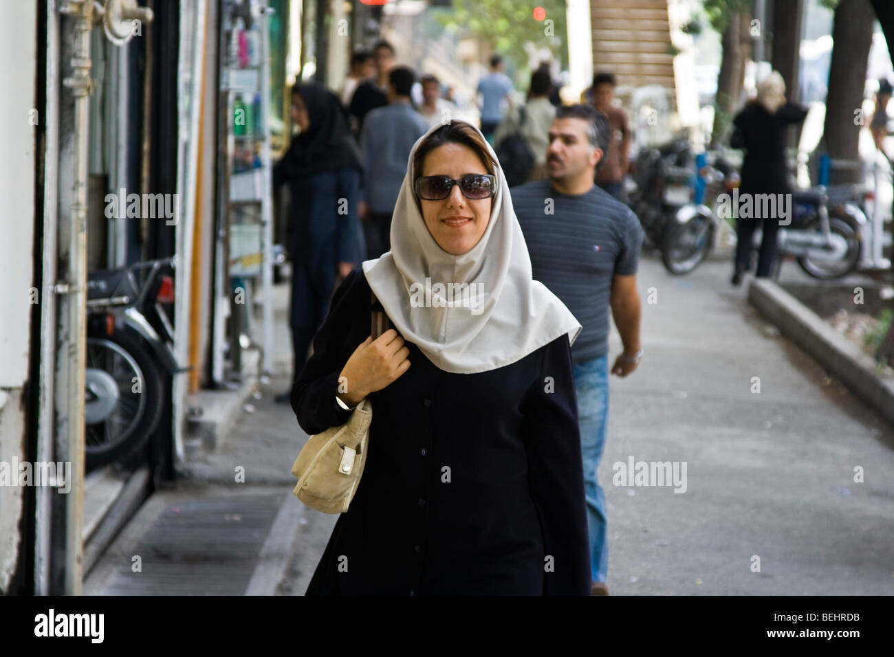 Iranian Woman in Tehran Iran Stock Photo - Alamy