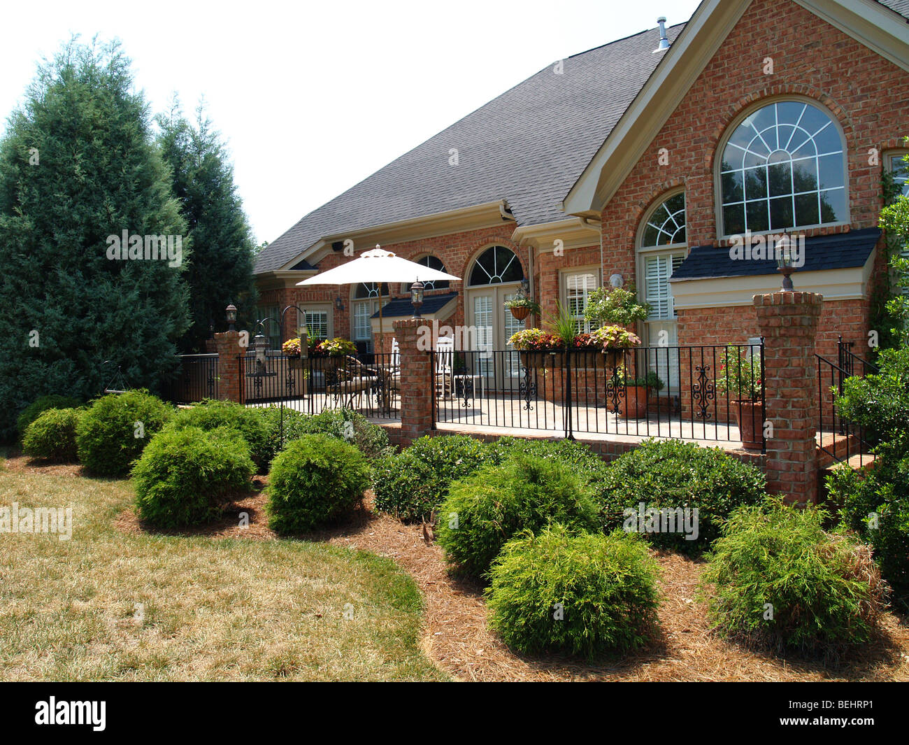 Brick veranda hi-res stock photography and images - Alamy