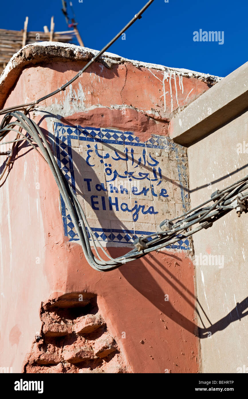 Historic moroccan tannery hi-res stock photography and images - Alamy