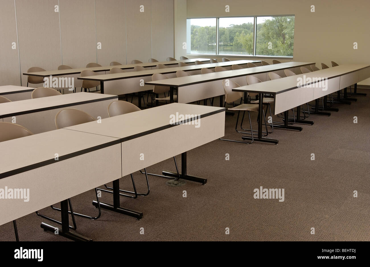 An interior of a college classroom Stock Photo - Alamy