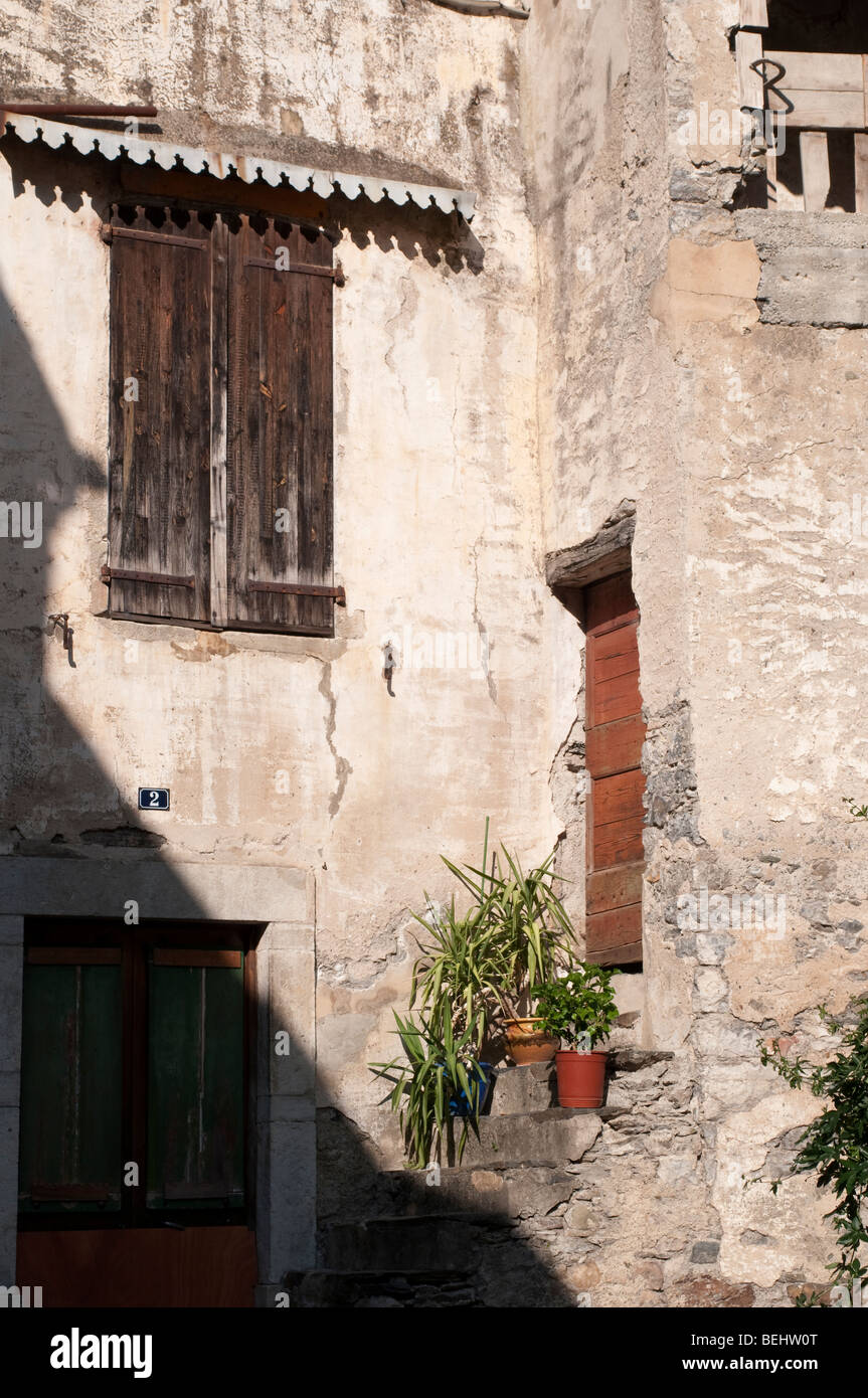 St Laurent Le Minier village near Ganges, France Stock Photo - Alamy