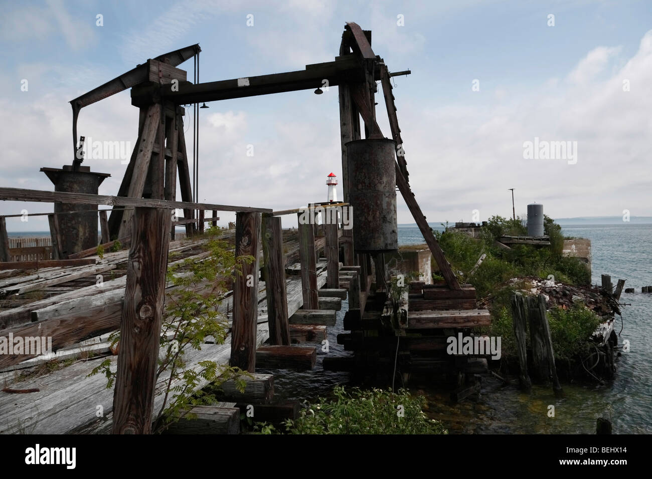 St Ignace Lighthouse High Resolution Stock Photography and Images - Alamy