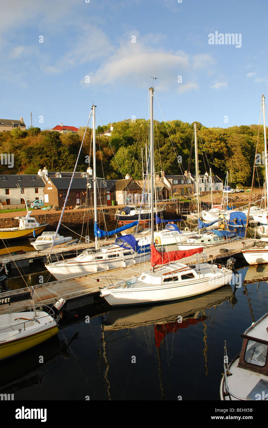 Avoch Harbour Moray Firth Scotland Stock Photo - Alamy