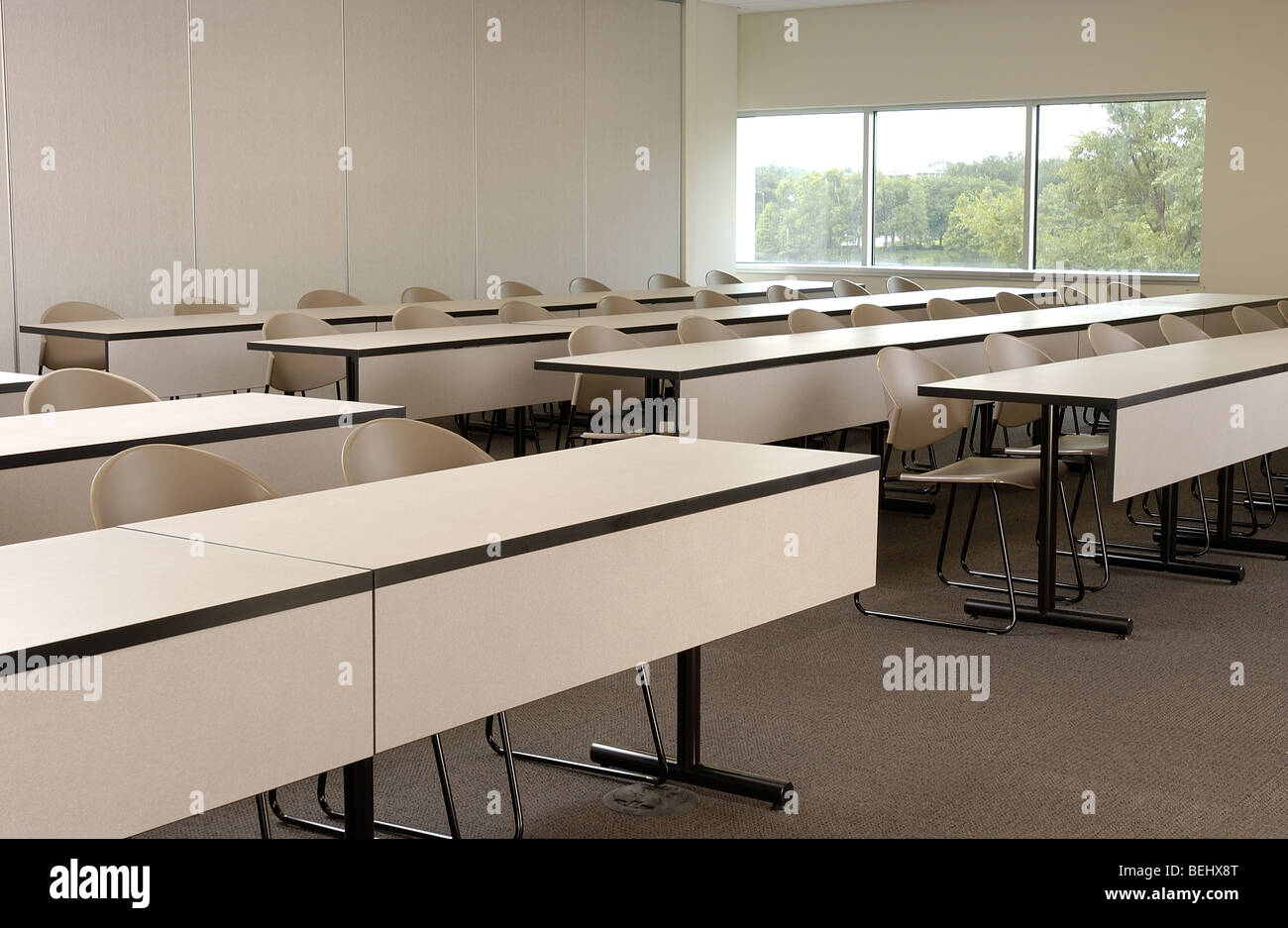 An interior of a college classroom Stock Photo - Alamy