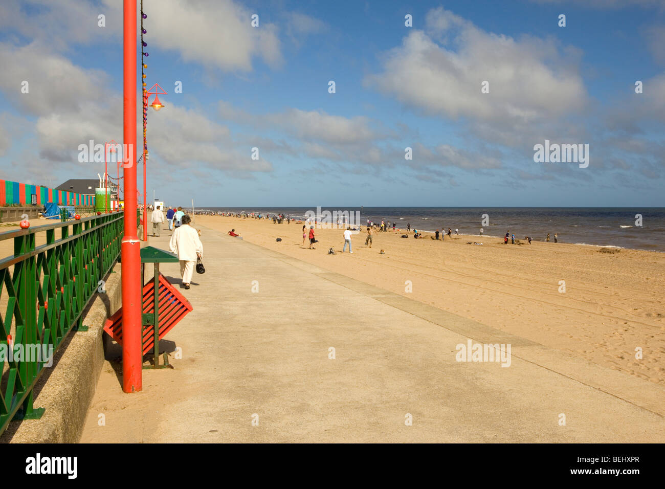 Mablethorpe beach seafront hi-res stock photography and images - Alamy