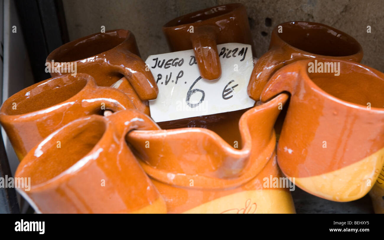 spanish tourist objects segovia spain Stock Photo - Alamy