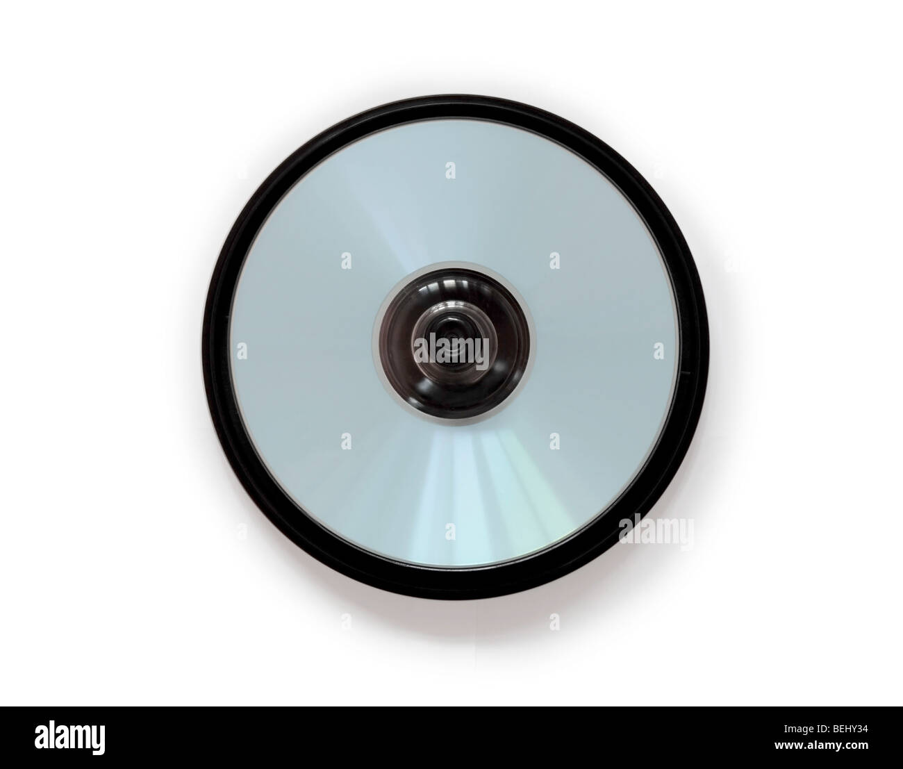 Blank DVD on spindle Stock Photo - Alamy