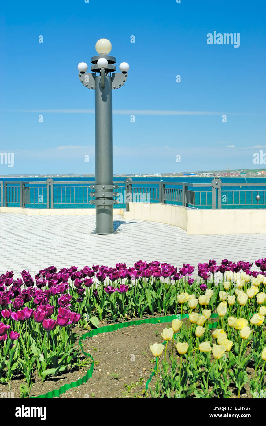 Lamppost sea hi-res stock photography and images - Alamy