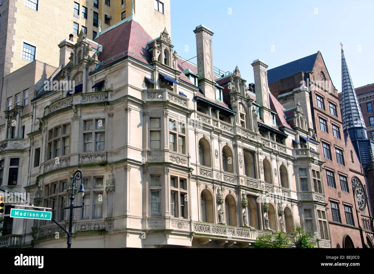 New York City mansion Stock Photo - Alamy