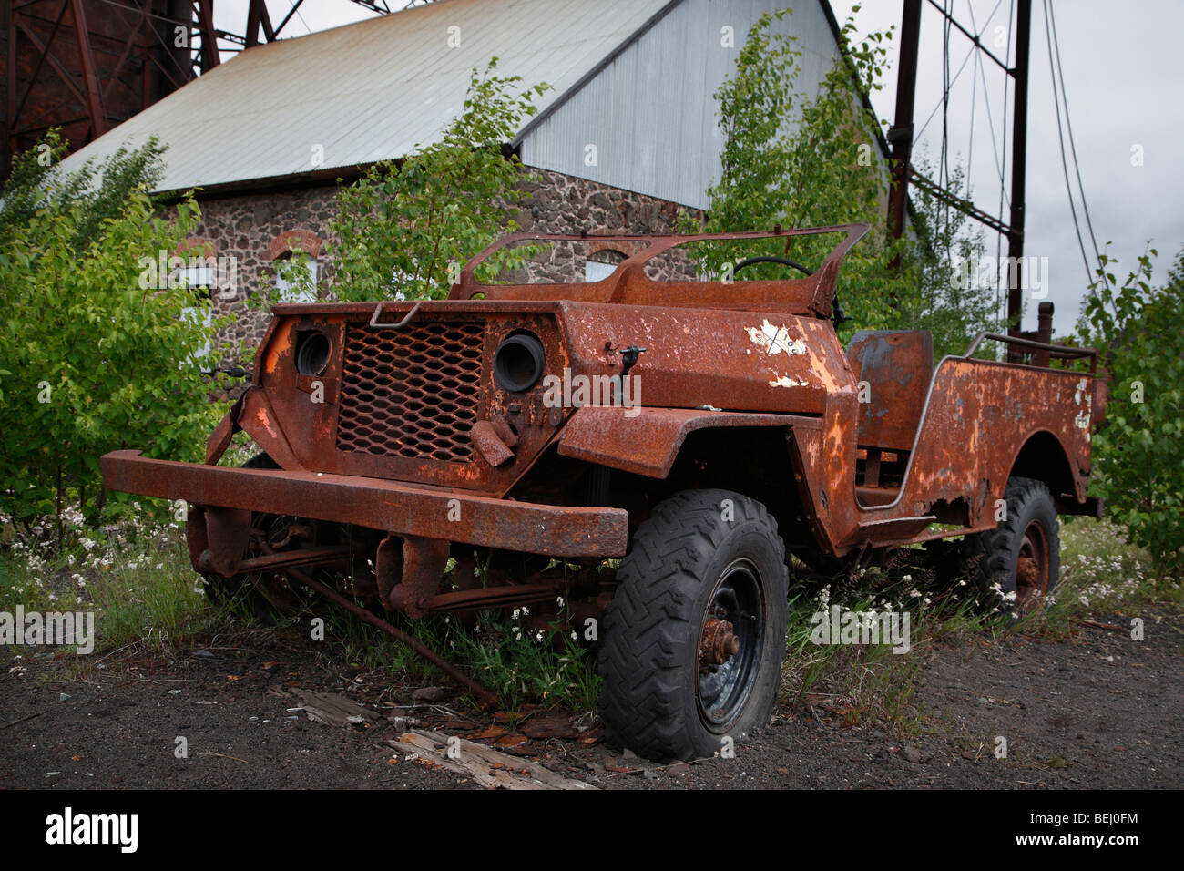 Rusty old jeep hi-res stock photography and images - Alamy
