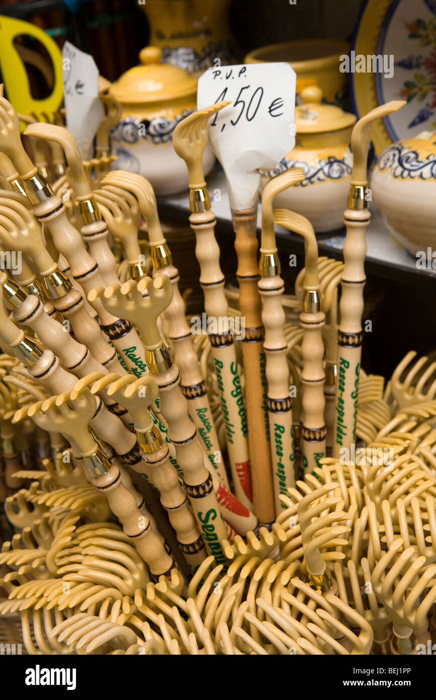 spanish tourist objects segovia spain Stock Photo - Alamy